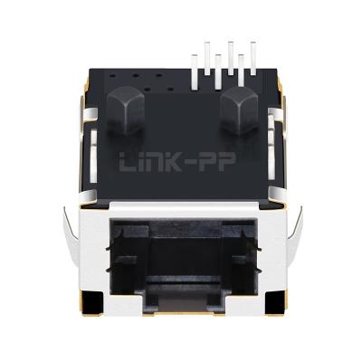 Cina LPJK70409A206NLS 100 Base-T Low Profile RJ45 Magjack Tab Up Orange&Green/Green Leds in vendita