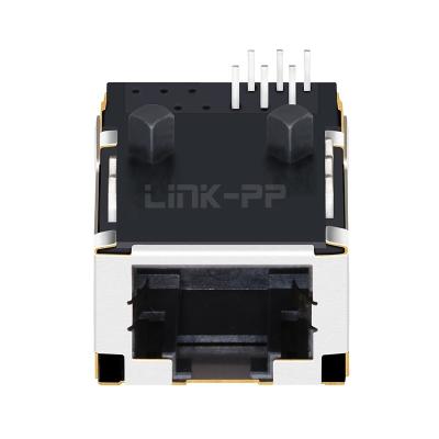 Cina LPJK70409B98NLS Low Profile RJ45 Magnetics jack 100 Base-T Tab Up Orange&Green/Yellow Leds in vendita