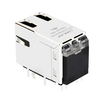 Cina LPJU3936AONL 1000 Base-T RJ45 jack with Single USB Orange&Green/Yellow Leds in vendita