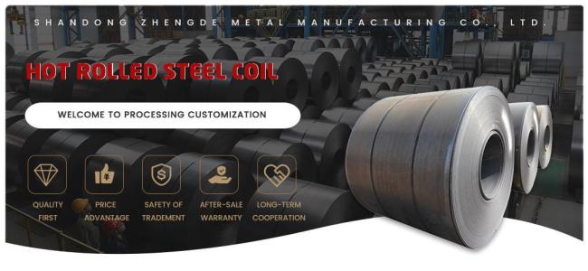 ASTM A36 Cast Iron Metal Coil Mild Carbon Steel Hot Rolled Black Steel Coils with High Quality