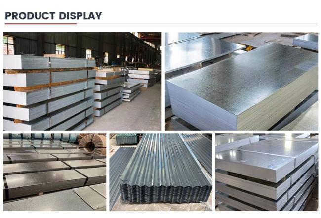 JIS ASTM Standard G350 G550 Steel Sheet PPGI Coils 0.5mm Thick Galvanized Steel Sheet for Roofing Material