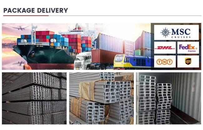 Q235B Channel Steel U-Shaped Steel Bridge Building Curtain Wall Steel Structure C Channel Beam