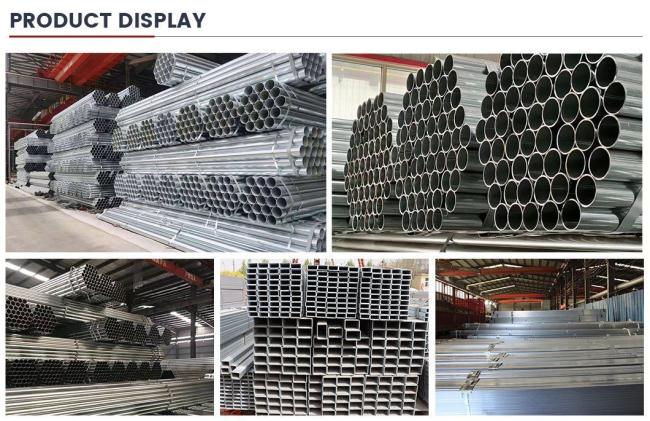 JIS Greenhouse Zinc Coated Gi Tube Square Galvanized Carbon Steel Pipe Iron Rectangular Tube Price Structure Square Pipe