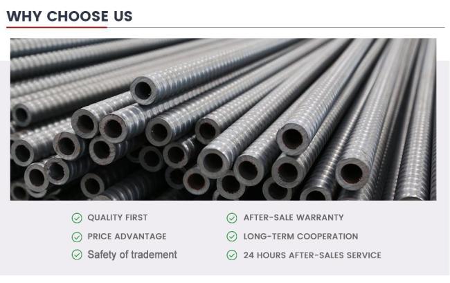 Factory Direct Anchor Rod Price Ibo Rock Bolt / Self Drilling Anchor Bolt / Hollow Anchor Bar with High Quantity