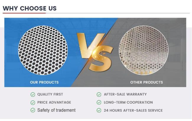 Audio Speaker 1m*2m 1.22m*2.44m 1.5mm 2.0mm Manufacturer Price Perforated Mesh