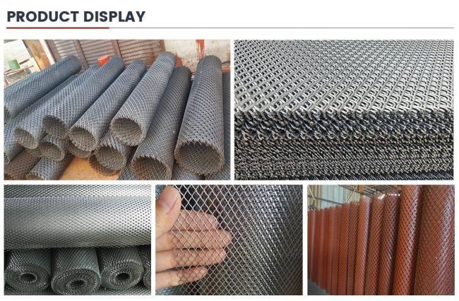 Customized Size 304 201 310 316 Metal Expanded Metal Mesh Aluminum Stainless Steel Wire Mesh Expanded Mesh Metal for Wall Facade