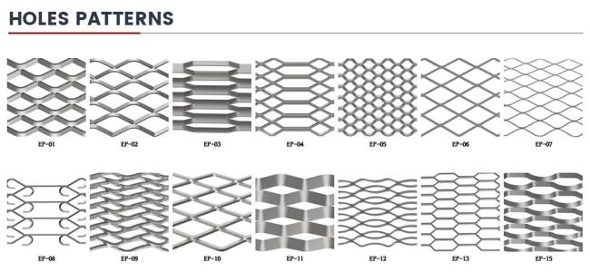 316 304 201 5002 Aluminum 2.5mm 3.0mm 4.0mm Stainless Steel Sheet Diamond Expanded Metal Decoil Mesh Metal Mesh