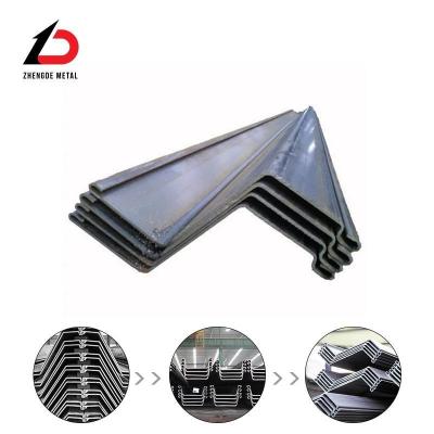 China Warmgewalste PU32-1 PU32+1 PU 32 Larsen 10,5 Dikte Sy295 Type U Z II 2 Vorm Milde laagkoolstofstaalplaten for sale