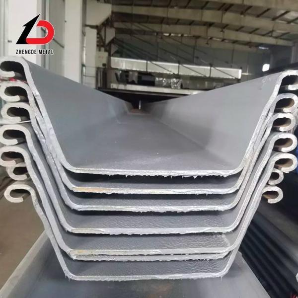 Quality Factory Low Price Sy290 Cold Rolled U Steel Sheet Pile Hot Rolled U-Type for Retaining Wall Cold Rolled Larsen Steel Sheet Piles for sale