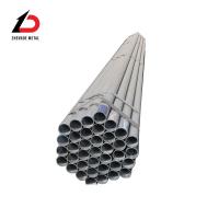 China Galvanized Steel Pipe Z275 ASTM A500 Silver Cylinder Steel Tube for Pipeline Tubing for sale