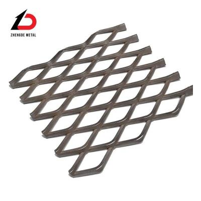 China Stainless Steel Mesh 316 Diamond Shape Wall Sheet Panel Powder Coated Expanded Metal Mesh for sale
