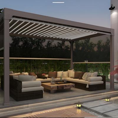 中国 金属屋根付きアルミパーゴラで屋外空間を変身させましょう 販売のため
