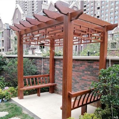 Cina Scalata di alluminio della pianta del cortile del balcone della località di soggiorno della vigna del paesaggio del baldacchino del traliccio di T5 T6 in vendita