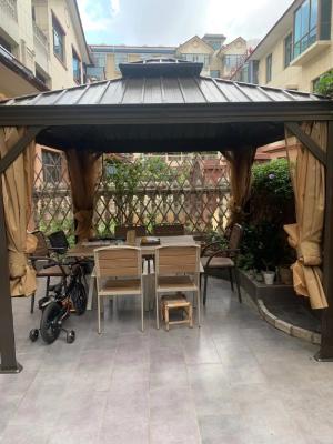 China Waterproof Rating IP67 Outdoor Hardtop Gazebo With Thickened And Widened Base for sale