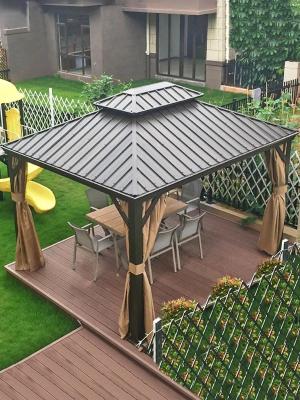 China Doorzichtige daken van aluminium legering Hard Gazebos die buitenwoningen opnieuw definiëren for sale
