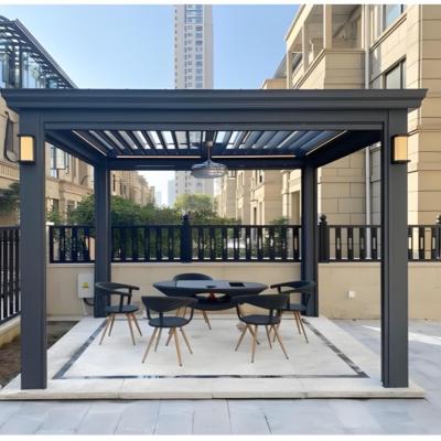China Canopy beige Aluminio asientos al aire libre Fácil mantenimiento Sin pintura o tinción en venta