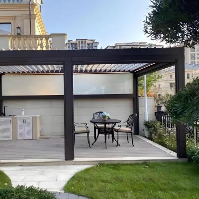 China Aluminum Patio Canopy for Wide Range of Applications Family Courtyard 80 150mm Column Diameter Frame Size for sale