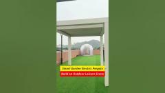 Pergola per patio in alluminio resistente alla ruggine facile installazione