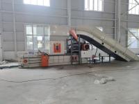 China Large Capacity Horizontal Cardboard Baler With 5-8 Tons/Hour  PLC Control for sale