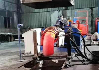 China HYDRAULIC MANDREL HOT PUSH ELBOW MACHINE MEDIUM FREQUENCY HOT PUSHING ELBOW MACHINE for sale