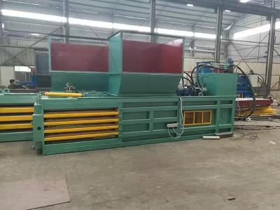 China PLC Control Used Vertical Baler Featuring Manual Wire PP Strap Tying Suitable for Compacting Cardboard Plastic and Paper for sale