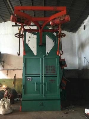 China ndustrial Sandblasting Machine for Pipe Fittings Rust Removal Elbow Tee Flange Surface Pre treatment for sale