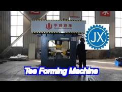 dn300 tee forming machine with full servo drive and fully automatic hydraulic system