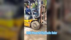 Hydraulic Baler Machine
