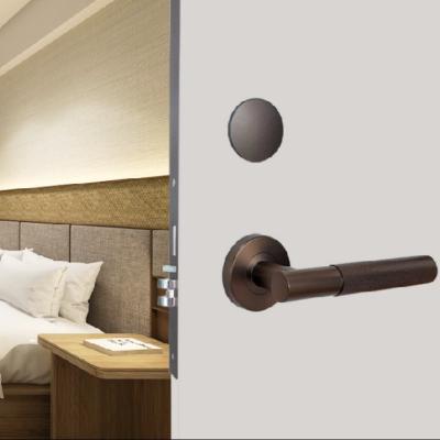 China Electronic Hotel Door Handle Locks Intelligent Door Lock For Hotel Room for sale