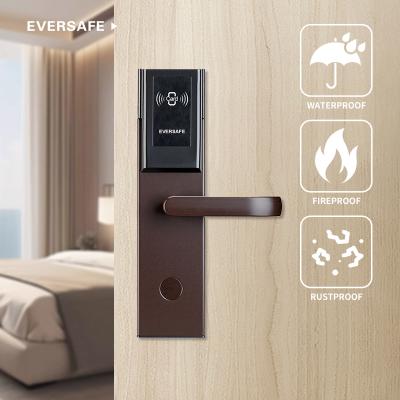 China Keyless Entry Auto Hotel Electronic Lock For Wood Aluminum Steel Door Memory Card Storage for sale