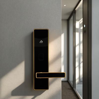 China Stainless Steel Tri Proof Material Hotel Smart Locks With Free Software System for sale