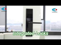 popular security and the mechanical key for emergency access digital door lock with hotel management