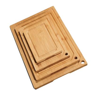China Direct Sustainable Bamboo Chopping Board With Juice Groove Eco-Friendly and Practical for sale