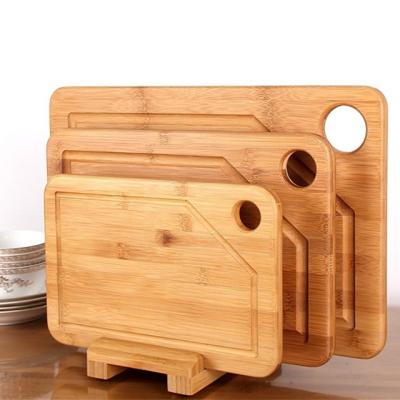 Experience the Benefits of BAMBOO Three-Piece Kitchen Cutting Board Set for Chopping