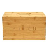 China Contemporary Design Bamboo Bread Storage Container for Kitchen Countertop for sale