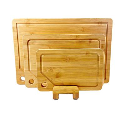 Cina Tavola da taglio rettangolare BAMBOO con Juice Groove Strumento essenziale di cucina in vendita