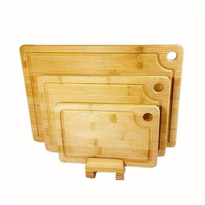 Cina Tavola da taglio rettangolare BAMBOO con Juice Groove Strumento essenziale di cucina in vendita
