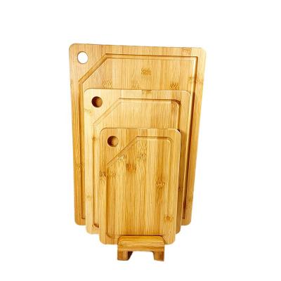 Cina Tavola da taglio rettangolare BAMBOO con Juice Groove Strumento essenziale di cucina in vendita