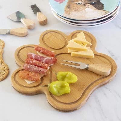 Cina Tabella di taglio di formaggio di bambù con design unico in vendita