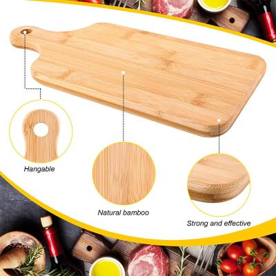 Cina Tavola da taglio di bambù di cucina spessa con manicotti personalizzati in vendita