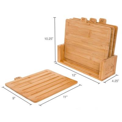China BAMBOO Sublimation Luxury Extra Large 4 Stück Schnittblock Smart Küche Schnitt Set zu verkaufen