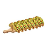 China Customized Pattern Type Plateaux a tacos de forme ondulee for Mexican Restaurant for sale