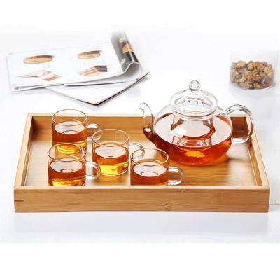 Cina Nido di Bambù Naturale Food Tray Rectangle Decorativo Odm in vendita