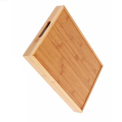 Cina Nido di Bambù Naturale Food Tray Rectangle Decorativo Odm in vendita