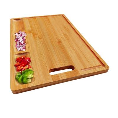 China Eco-vriendelijke natuurlijke bamboe snijplank 30*21.1*1.5cm Grootte Custom Logo voor Keuken Te koop