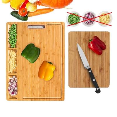 China Eco-vriendelijke natuurlijke bamboe snijplank 30*21.1*1.5cm Grootte Custom Logo voor Keuken Te koop