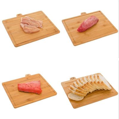 Cina Tavola da taglio in bambù con scatola personalizzata Materiale conveniente ed ecologico in vendita