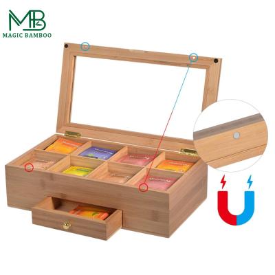 Cina Scatola per il teacup in bambù naturale di design moderno in vendita