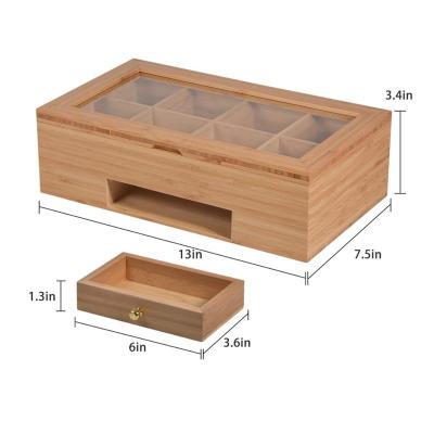 Cina Scatola per il teacup in bambù naturale di design moderno in vendita