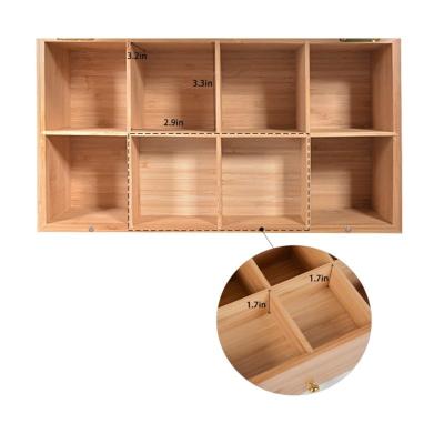 Cina Scatola per il teacup in bambù naturale di design moderno in vendita